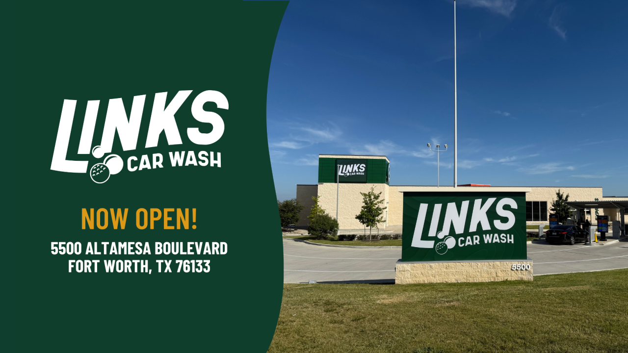 Links Car Wash Announces Rebrand of First Texas Location