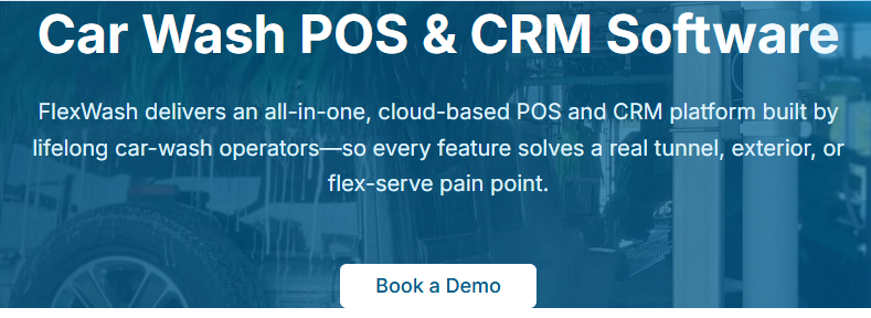 FlexWash Car Wash Software, CRM & POS
